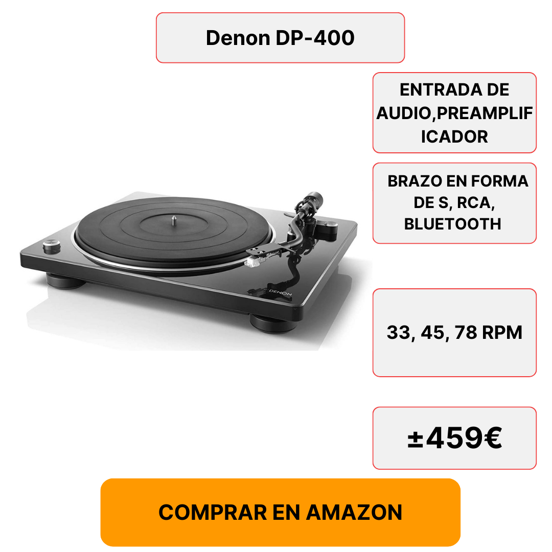 TOCADISCOS DENON DP-400📀ANALISIS PROS/CONTRAS